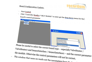 New Instruction for board update online – tech support